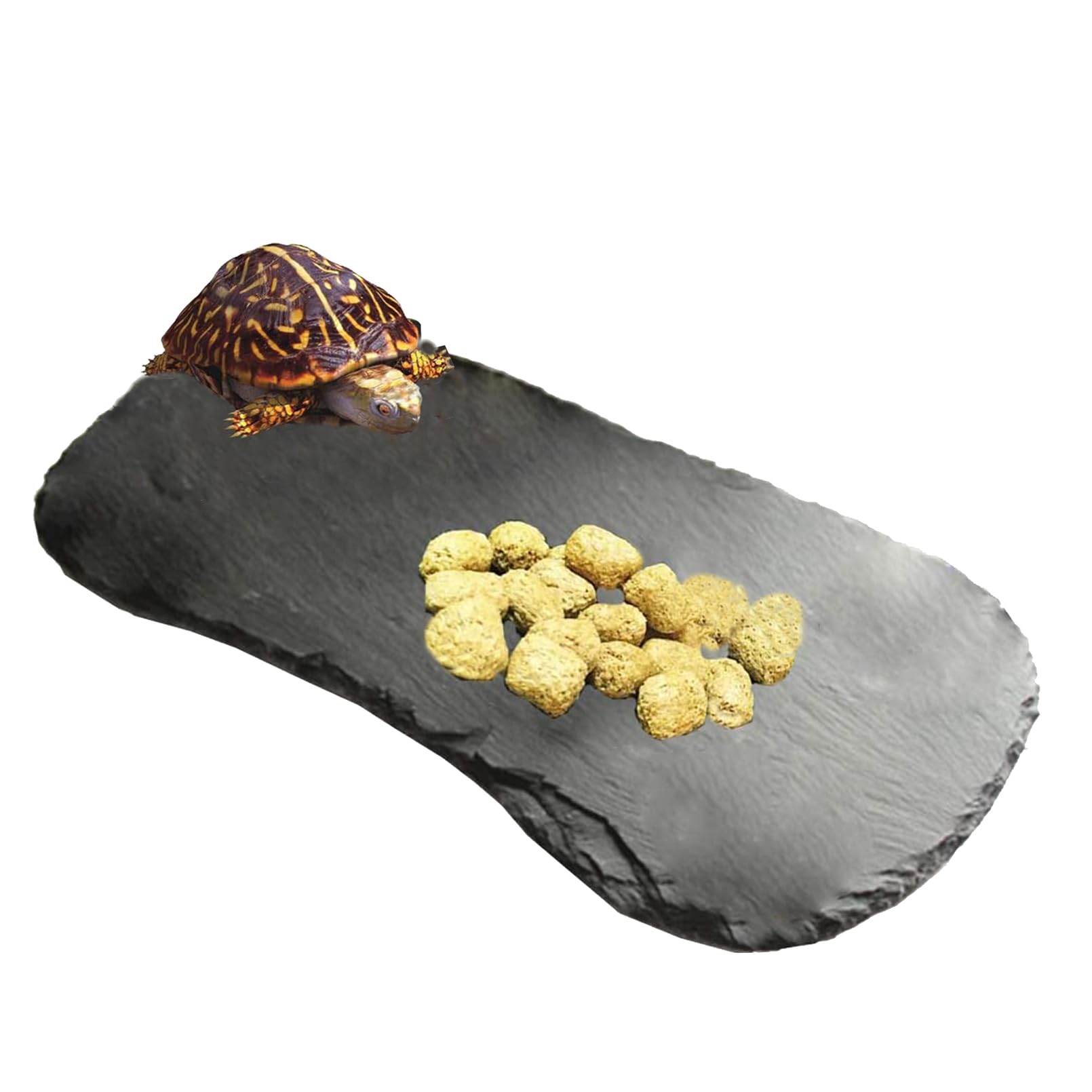 Snapklik.com : Reptile Basking Platform 13.5x8.0 Turtle Rock Slate ...