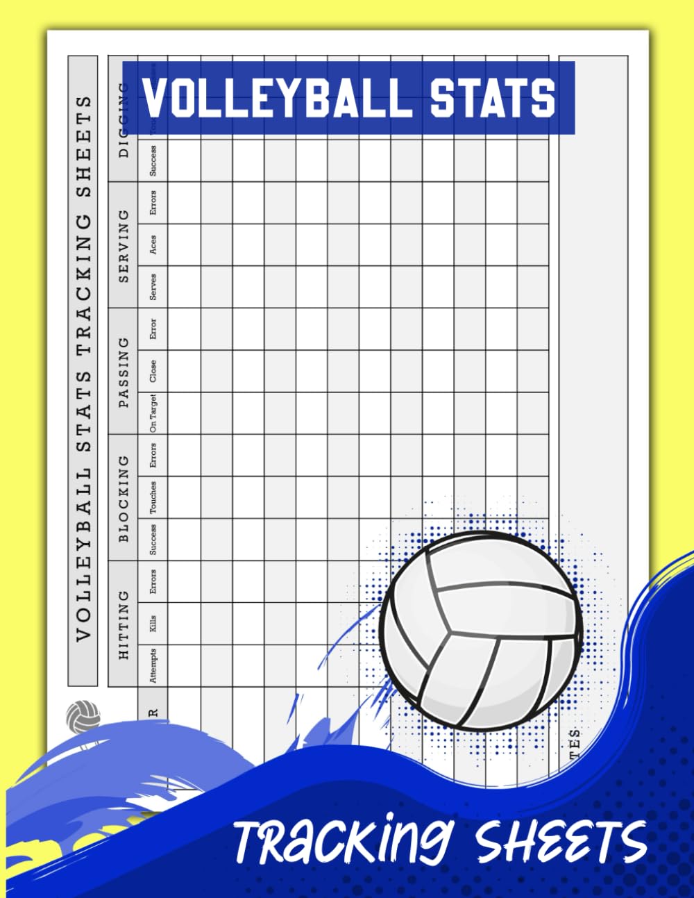 Volleyball Stat Sheets Easy Volleyball Stat Sheet | TPT