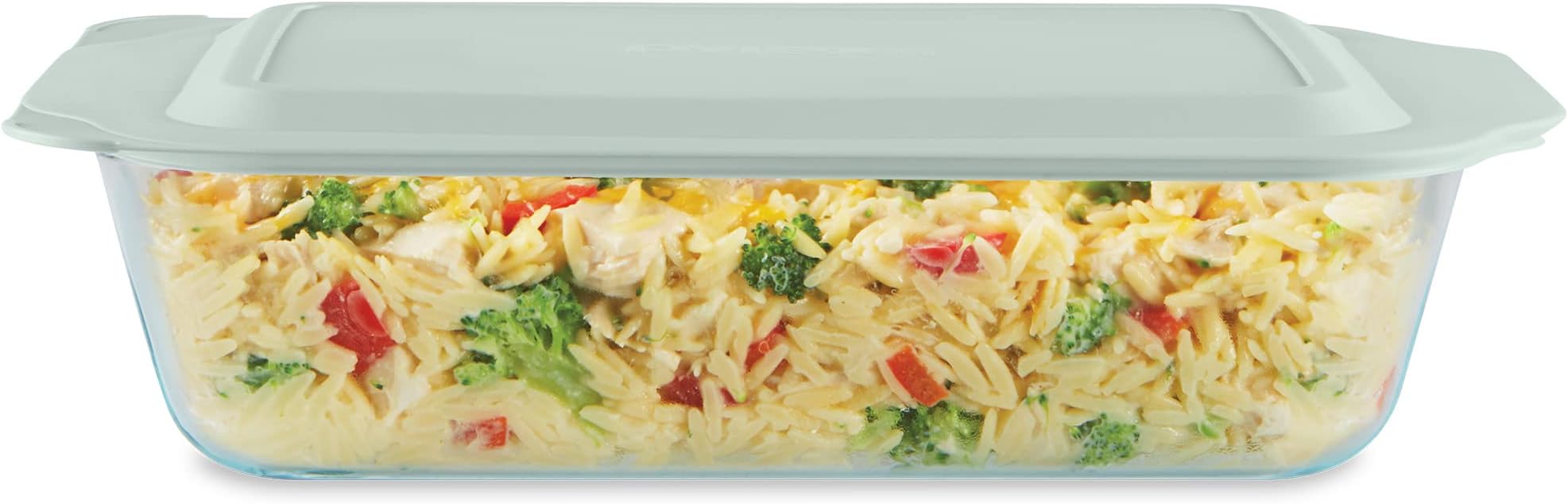 Amazon.com: Pyrex Basics 2 Quart Glass Oblong Baking Dish, Clear 7 x 11 ...