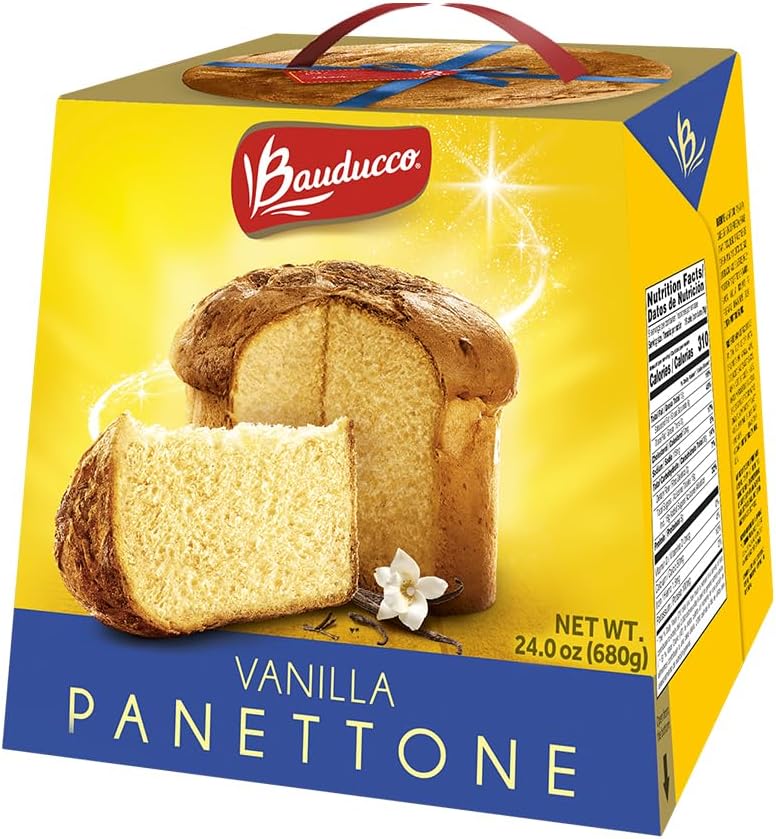 Amazon.com : Bauducco Vanilla Panettone, Moist & Fresh, Traditional ...