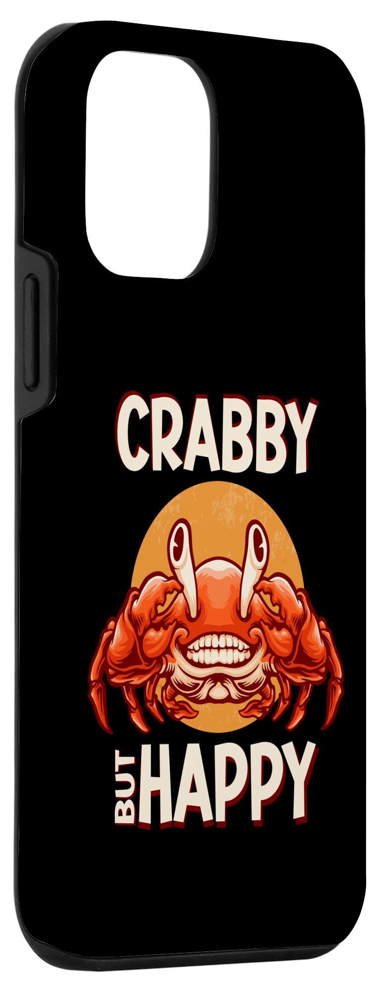 iPhone 12 mini Crab Eating Crabby But Happy Funny Crab Case - BigaMart
