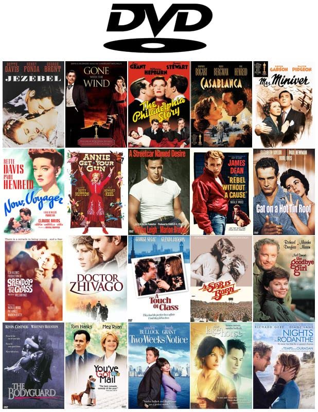 Amazon.com: Ultimate 20 Romance Movie Collection: Jezebel/ Gone with ...