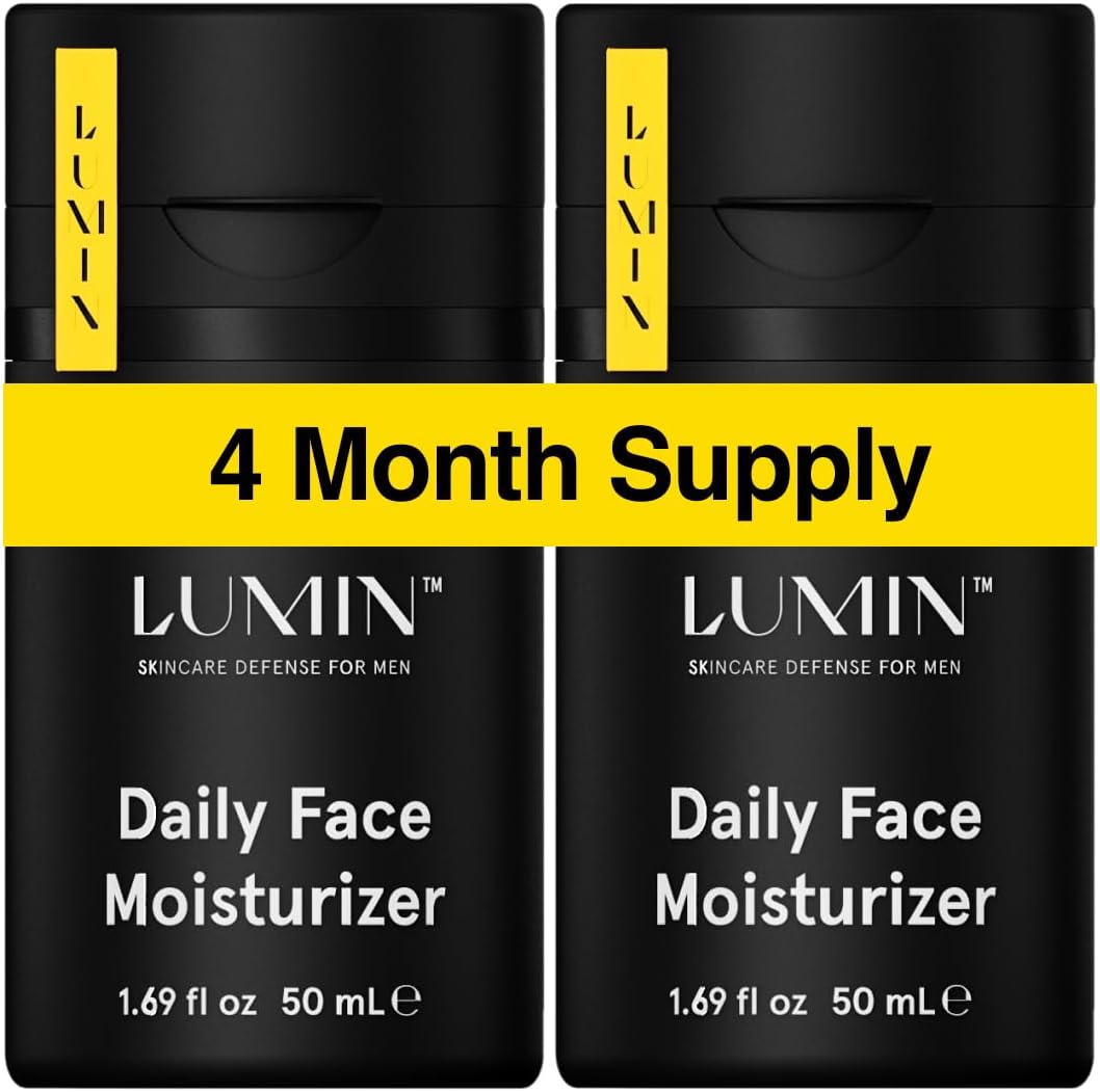 Amazon.com: Lumin - Daily Face Moisturizer for Men - with niacinamide ...