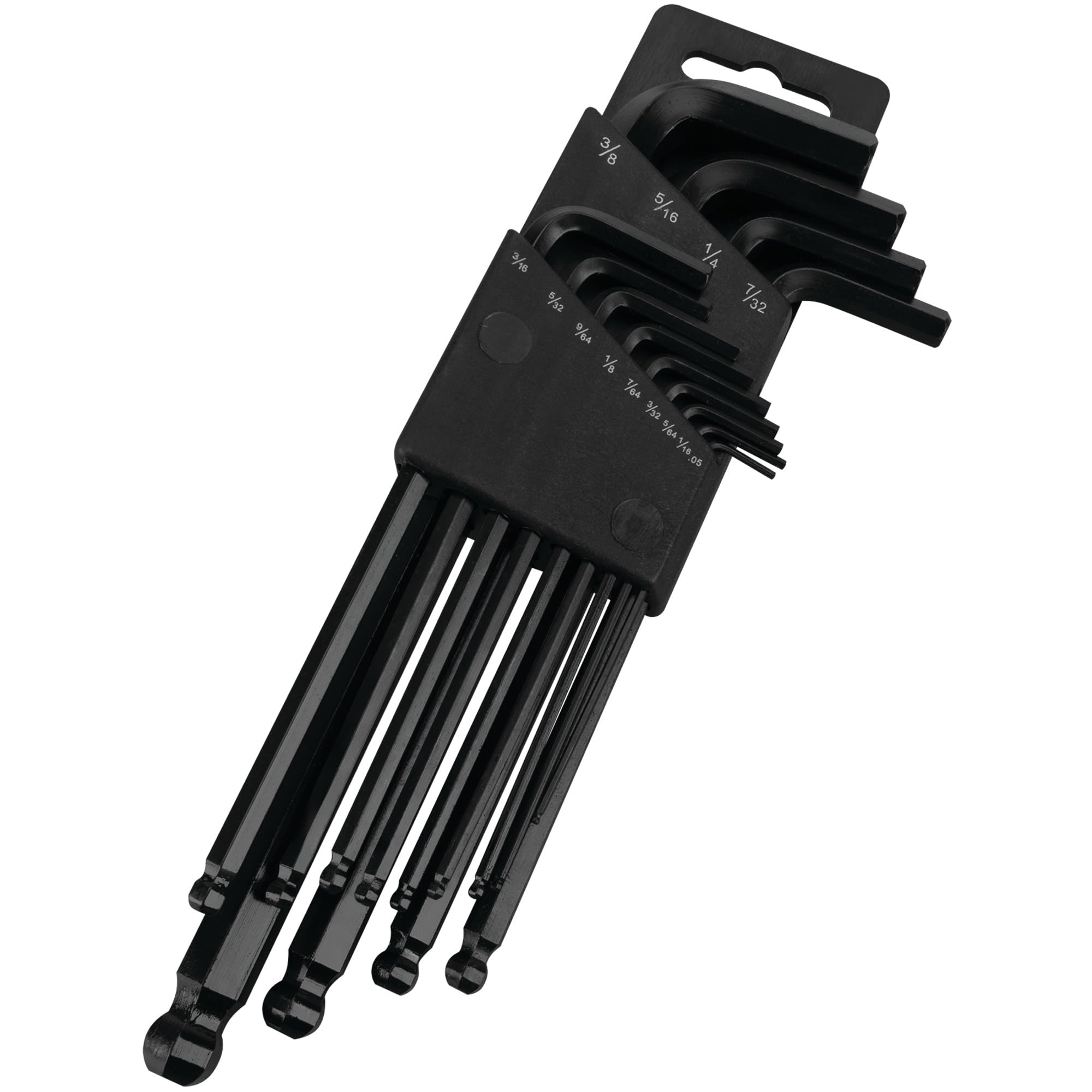 Amazon.com: Performance Tool 1900 13-Piece SAE Hex Key Set with Plastic ...