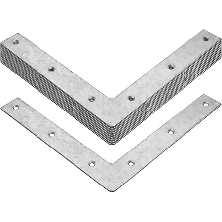 Amazon.com: 10 Pcs 5½x5½ inches Flat L Shape Mending Plates, Carbon ...