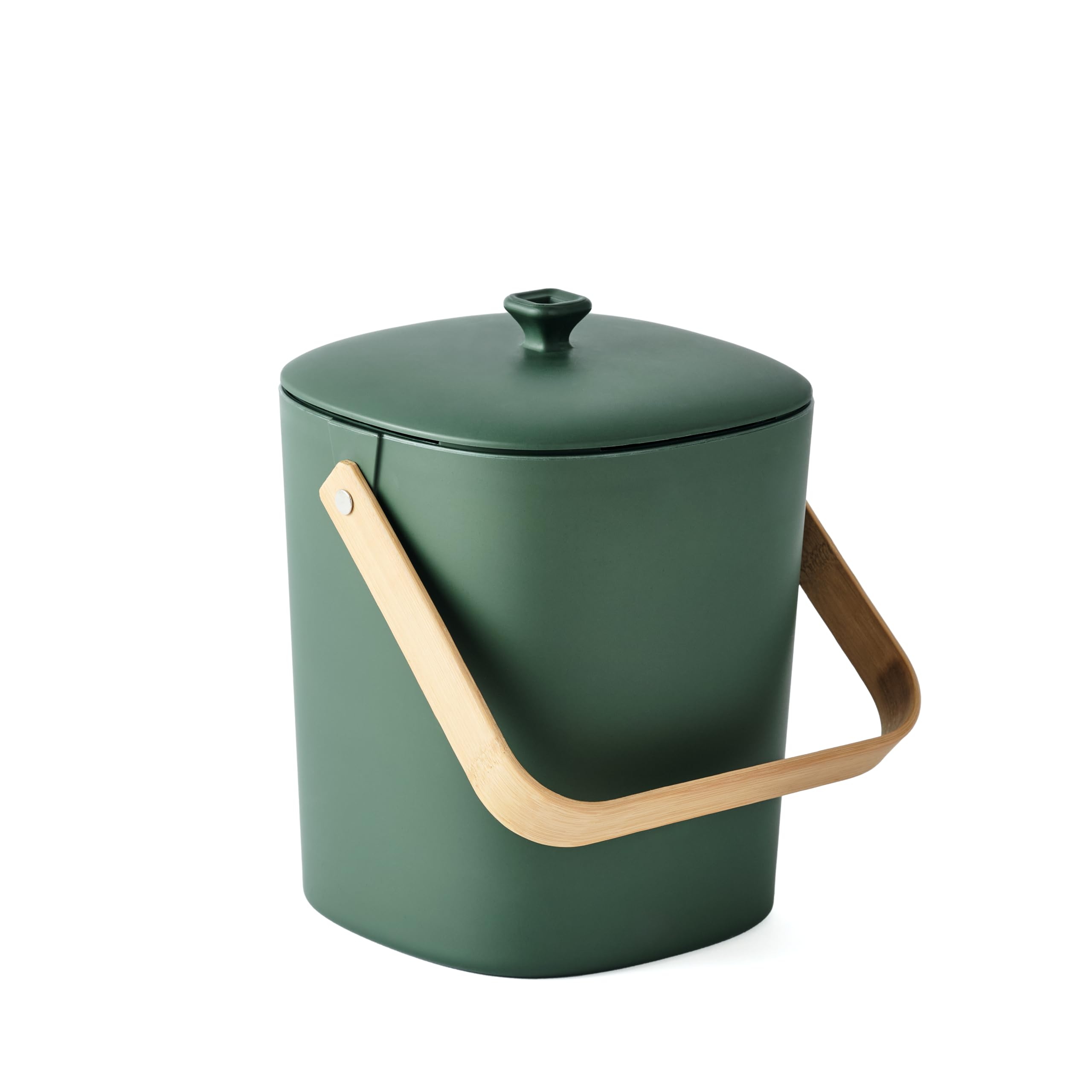 Amazon.com: Bamboozle Countertop Compost Bin Kitchen | 1 Gallon ...