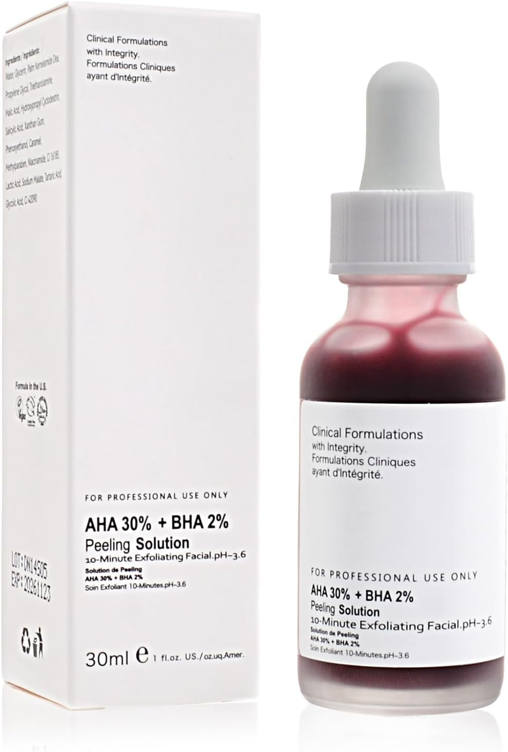 Amazon.com: THE ORDINARY Peeling Solution with AHA 30% & BHA 2% : THE ORDINARY: Beauty ...