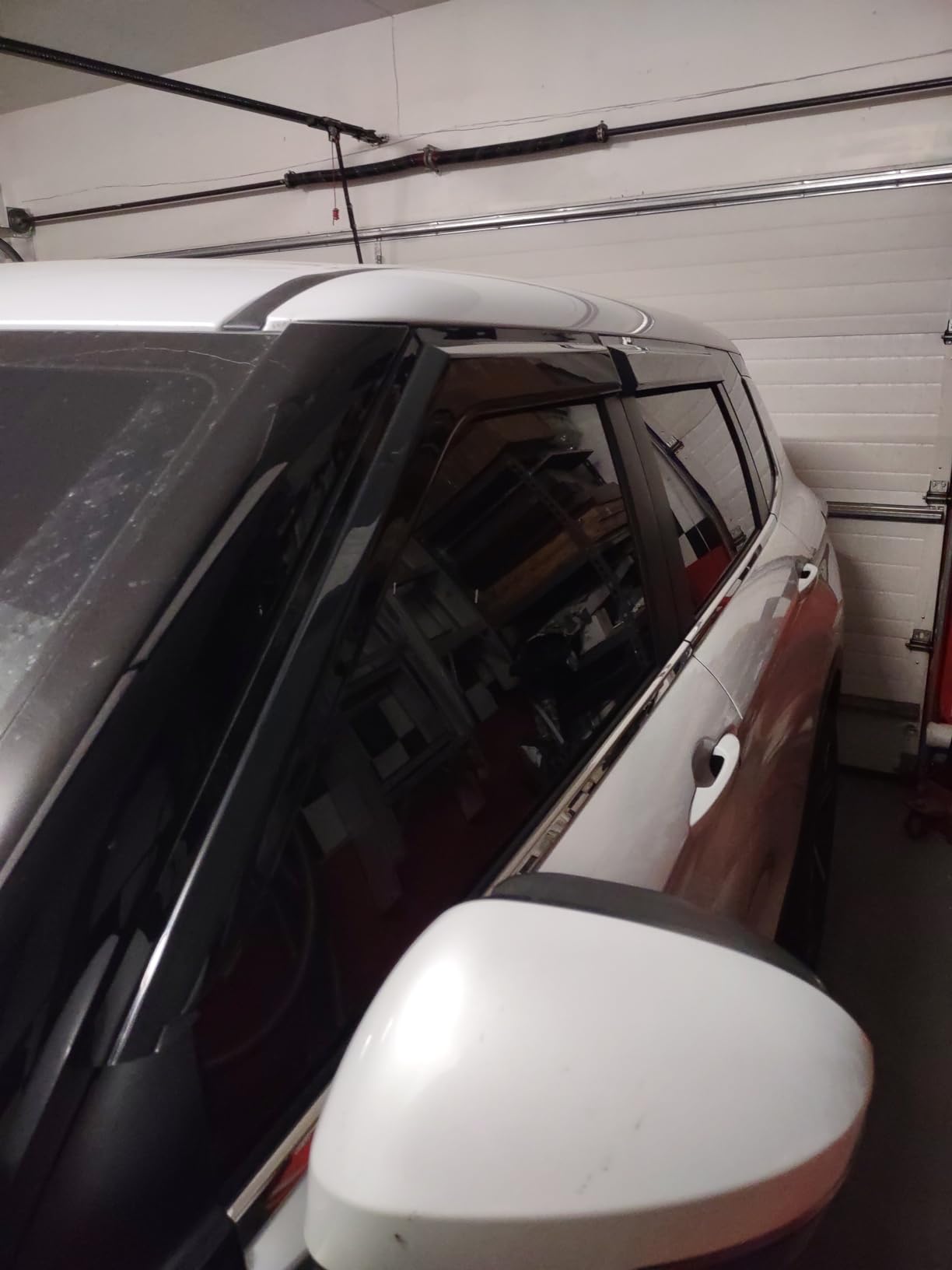 Amazon.com: ZDKK 4PCS Window Visors Deflectors Vent Guards Sun Wind ...