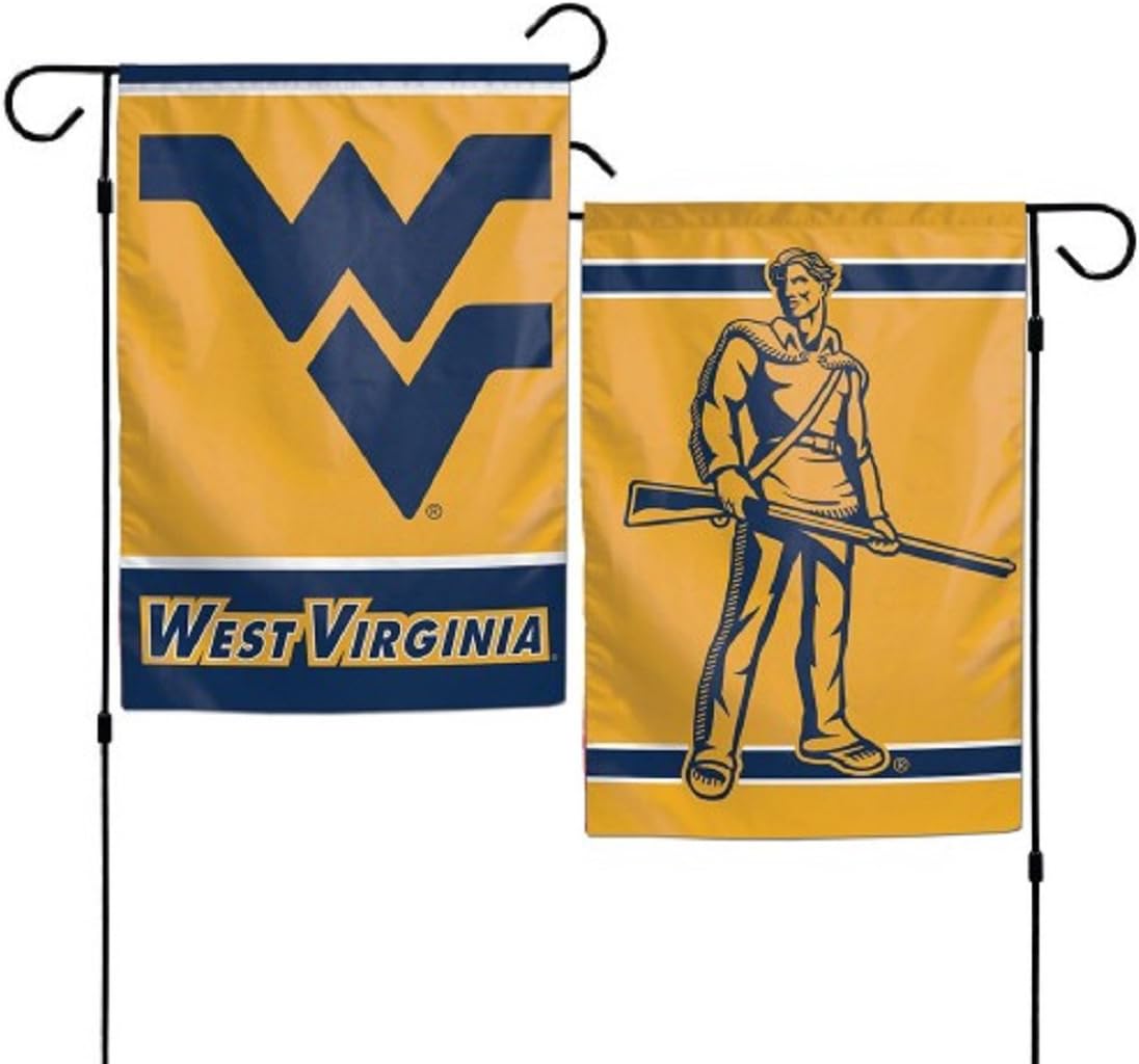 Amazon.com: West Virginia Mountaineers WVU NCAA 11" X 15" Garden Flag ...
