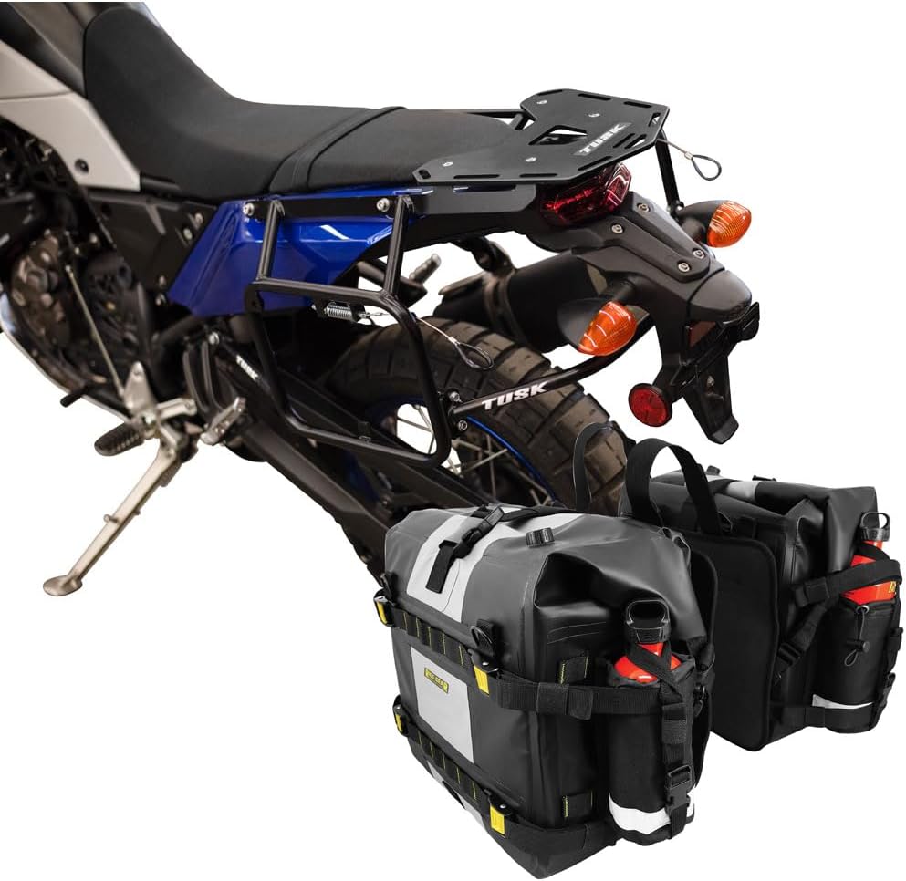 Amazon.com: TUSK Pannier Racks with Nelson Rigg Hurricane Dry ...