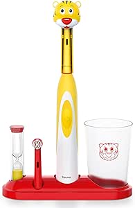 Amazon.com: Beurer TB10 Kids Electric Toothbrush Kit - Fun Theo The ...