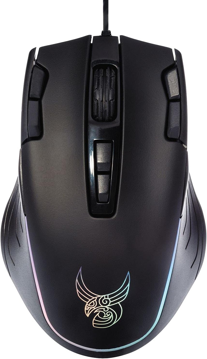 zelotes Gaming Maus,12 programmierbare Tasten RGB Gaming Maus,4000DPI ...