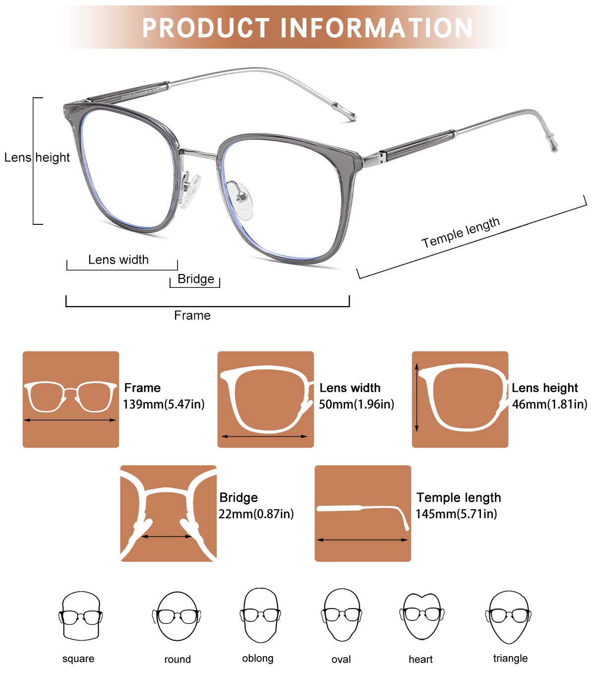 Snapklik.com : Blue Light Glasses For Women Men Blue Ray Blocking ...