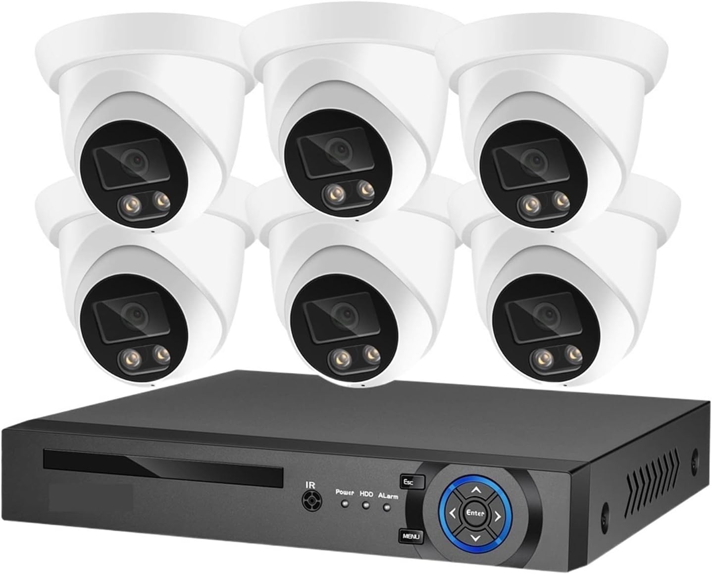 Amazon.com: Security Camera System 8MP 4K POE NVR Kit Closed-Circuit ...