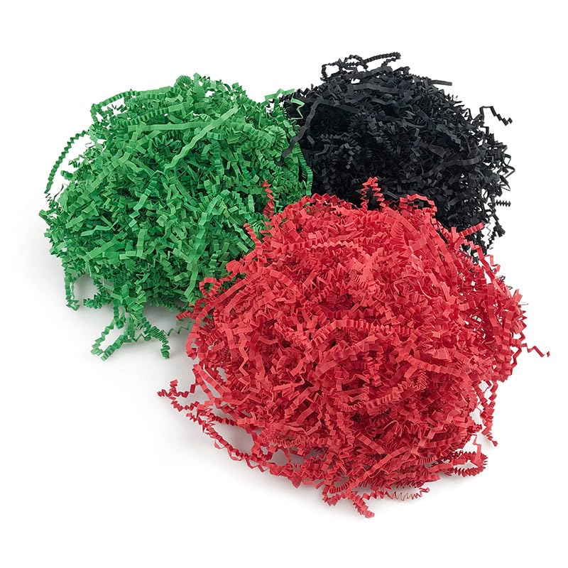 Black Crinkle Paper Filler 50g Crinkle Cut Paper Shred Filler For ...