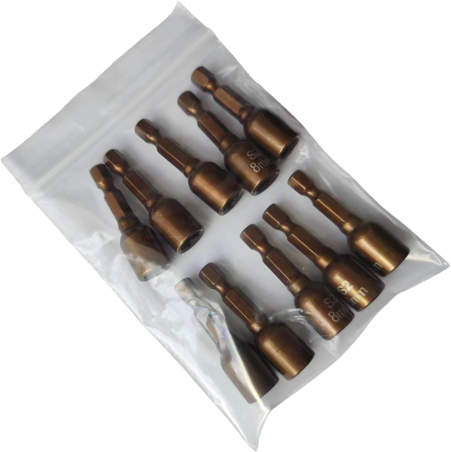 5/10Pcs Nut Driver Socket Bit 1/4Inch Hexagonal Shank Adapter Wrench ...