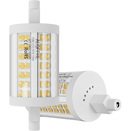 R7S LED Bulb 78mm 15W, Double Ended J Type Flood Lights (150W Halogen ...