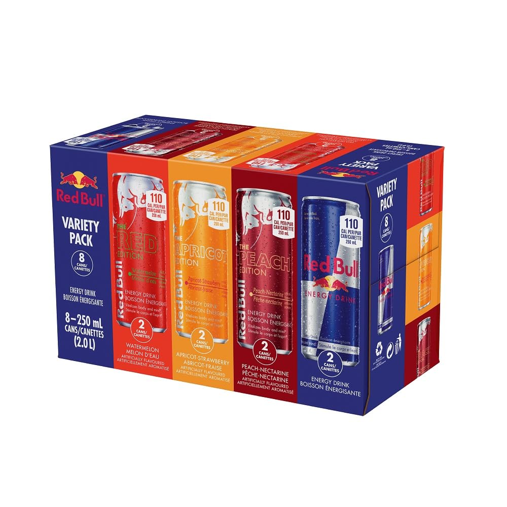Red Bull Energy Drink, Variety Pack, 250ml (8pk) : Amazon.ca: Grocery ...