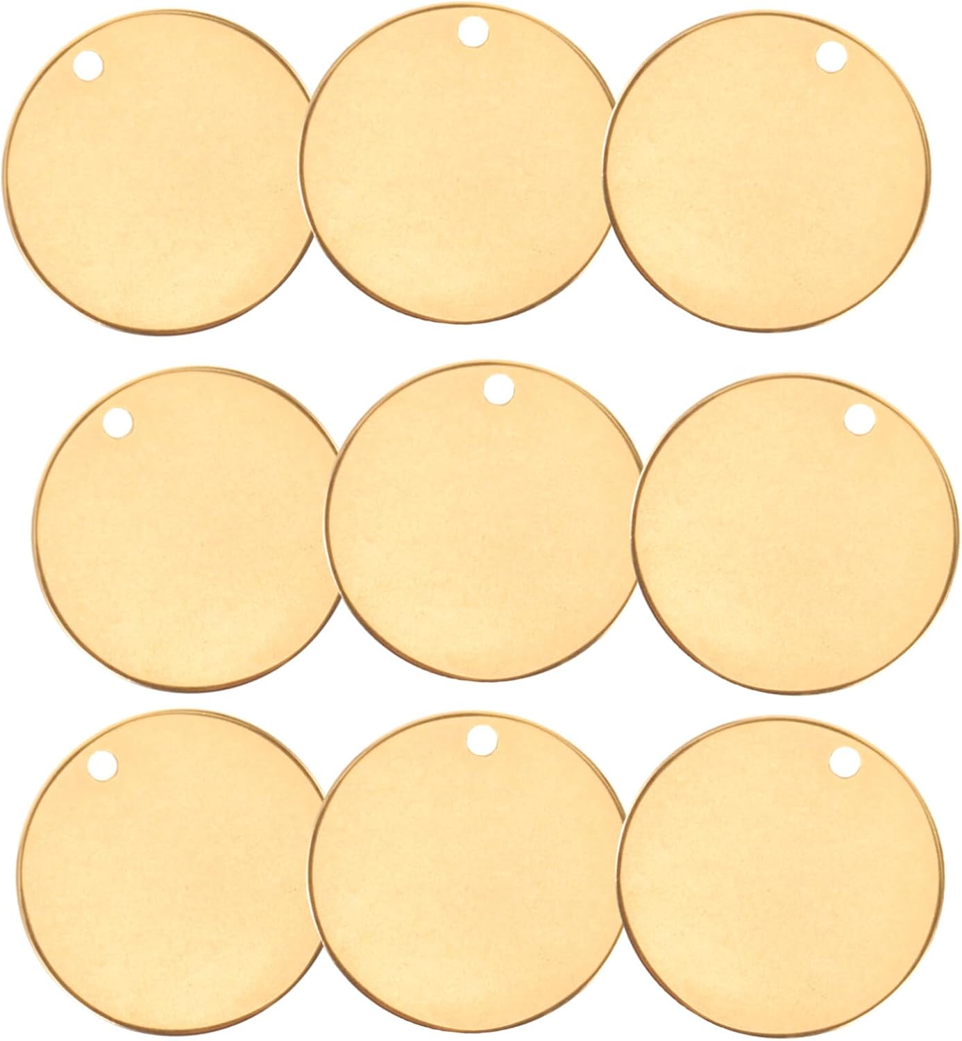 Amazon.com: NUOBESTY 10pcs Stainless Steel Blank Tags for Engraving for ...
