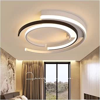 Modern LED Ceiling Light Bedroom - Study Hall Lighting - Round Art ...