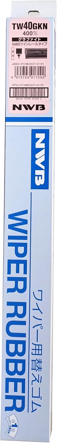 Amazon.co.jp: エヌダブルビー(Nwb) グラファイトワイパー替えゴム 400mm TW40GKN 1箱10本入 : 車＆バイク