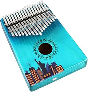 Amazon.com: 17 Key Kalimba Thumb Piano Finger Piano Mini Musical ...