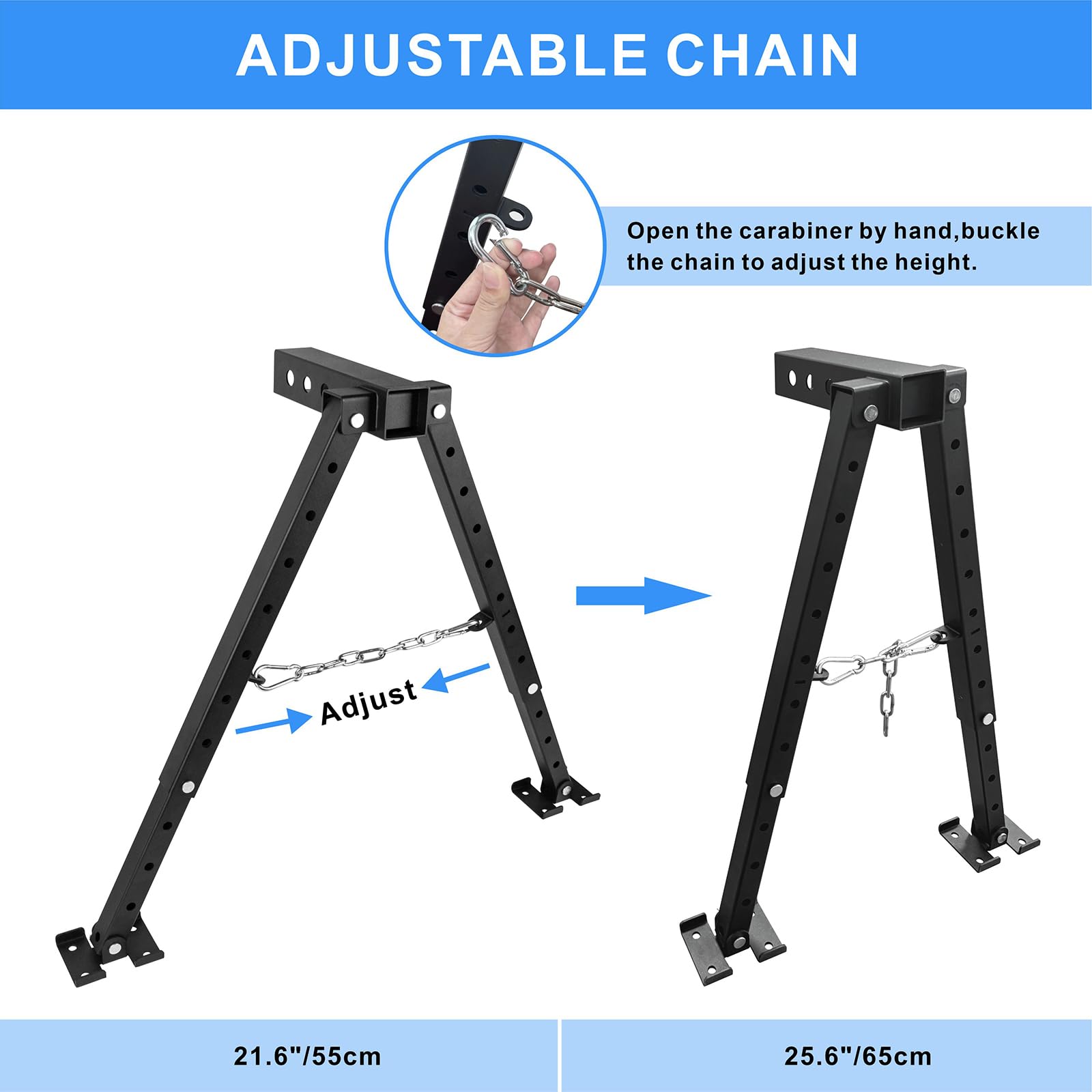 Snapklik.com : Hitch Mount Stabilizer ,Fit 2 RV Stabilizer Hitch Stand ...