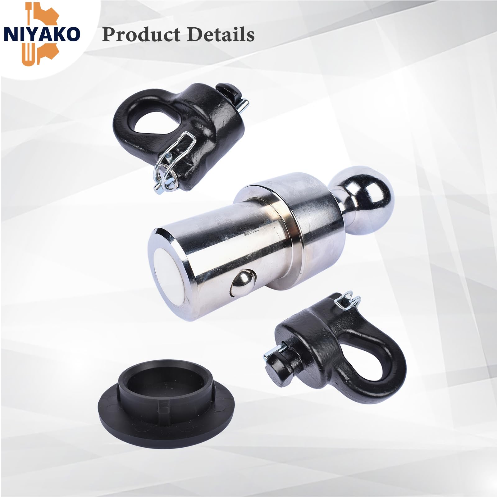 Snapklik.com : Puck System Gooseneck Hitch Kit, 30,000lbs Load Capacity ...