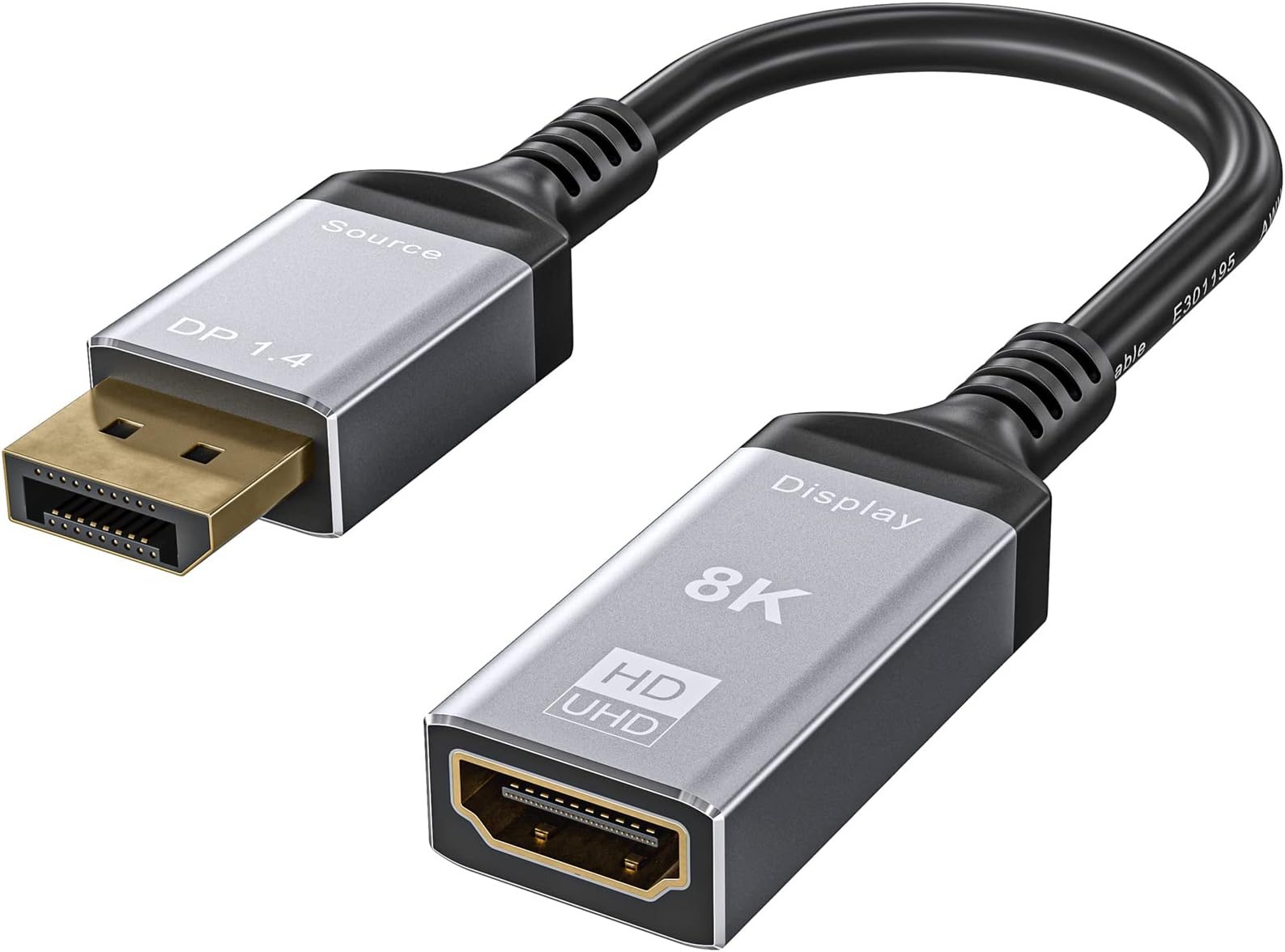 Amazon.com: 8K Active Displayport to HDMI Adapter, DP 1.4 (Source) to HDMI 2.1(Monitor) Adapters ...