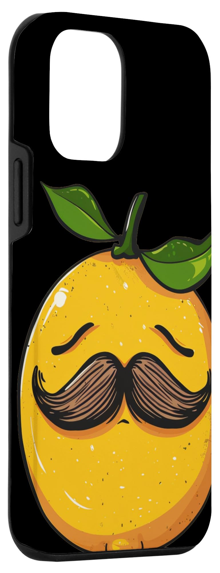 iPhone 12 mini Cool Lemon Mustache Beard for Orange and Fruits Fans ...