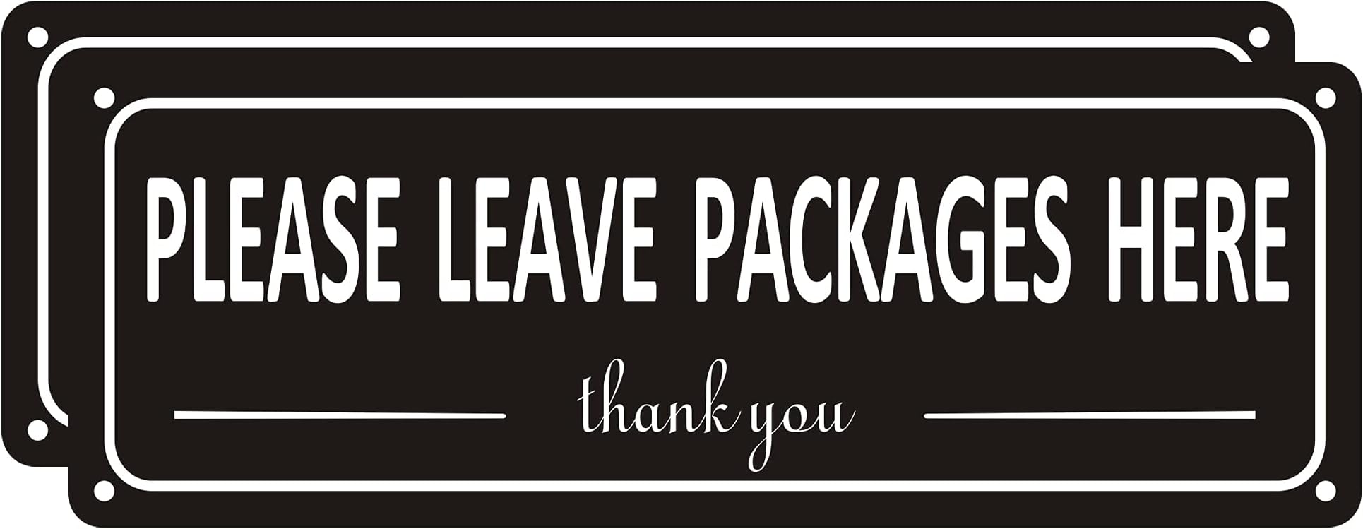 Amazon.com: Parcel Box (Mail Box) Sign - Manufactured from Aluminium ...