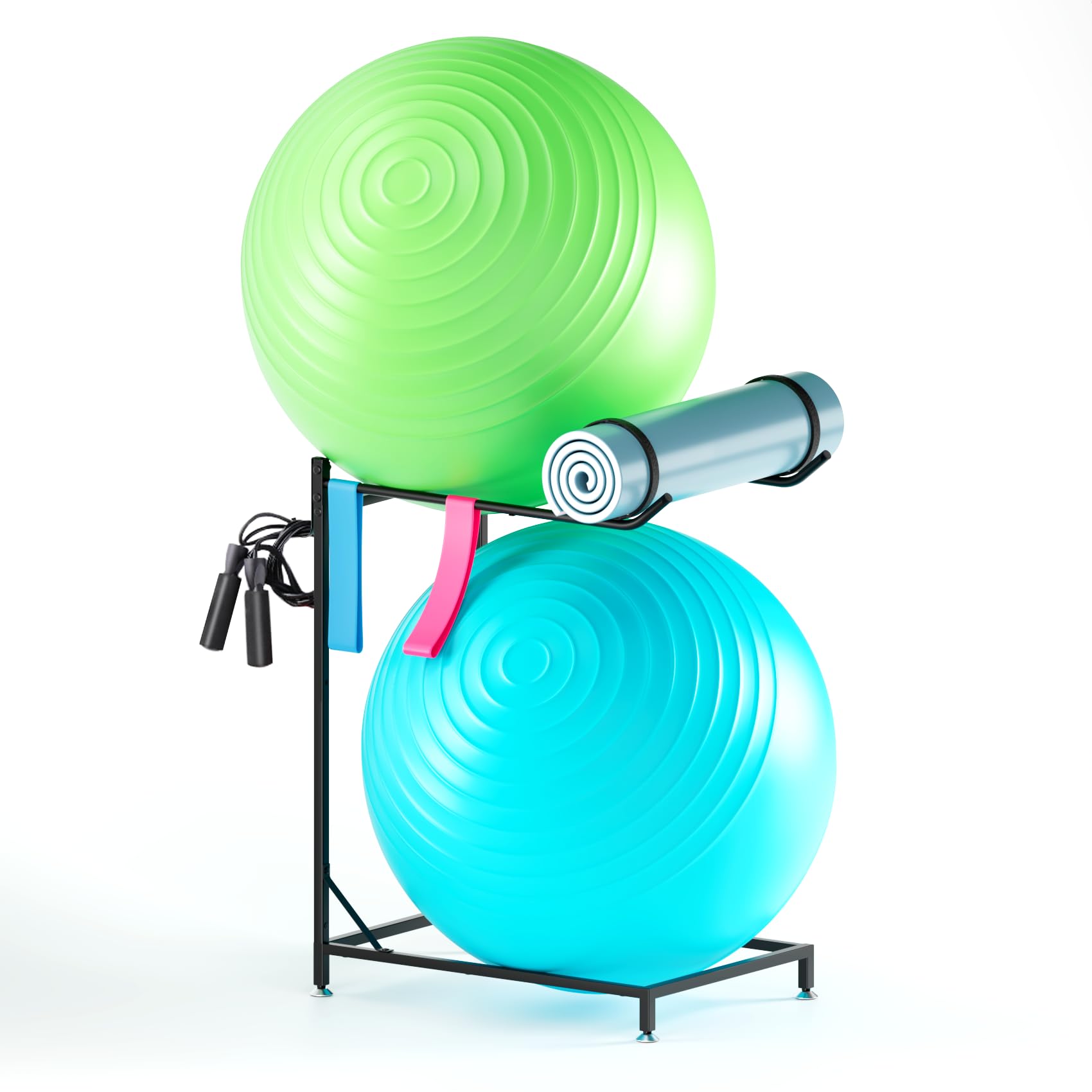 Amazon.com: Lhysn Exercise Ball Holder - Medicine Ball Rack for 85cm ...