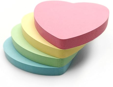 Evergreen Goods 4 Sticky Notes Pads - 100 Sheets Per Pad - 76x76mm (3 ...
