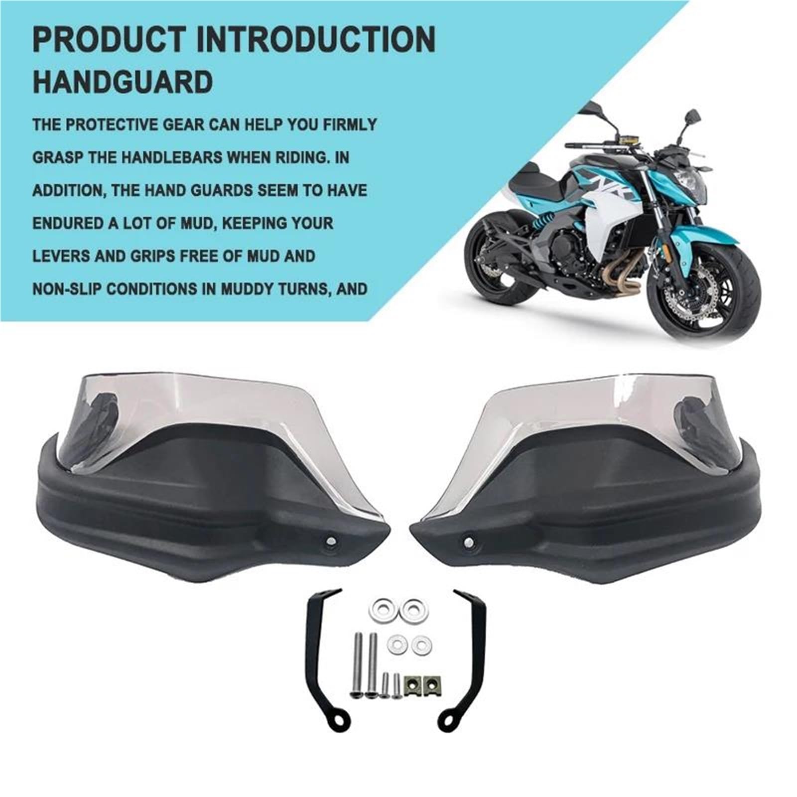 Motorcycle Windshield ATV Handlebar Shields Universal Motorcycle ...