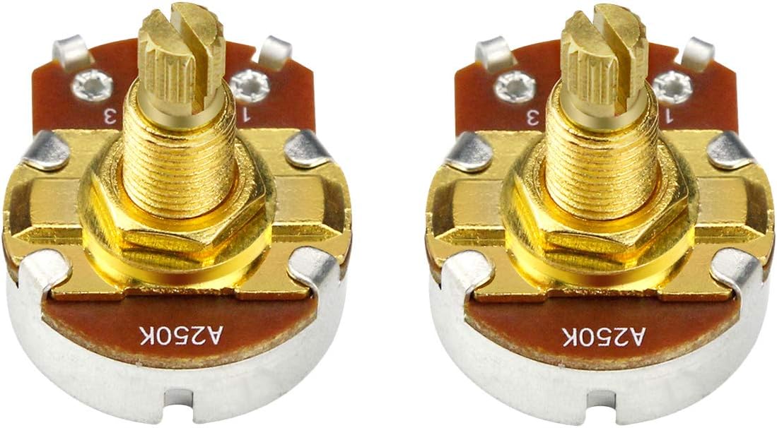 Amazon.com: Dopro 5pcs Audio Guitar Pots Tone 250K Electric Guitar ...