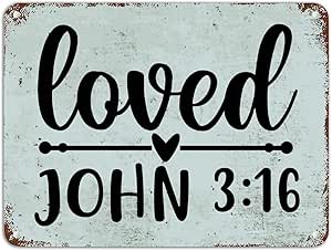 Amazon.com: Bible Quotes Metal Rust Retro Sign Positive Saying Bible ...