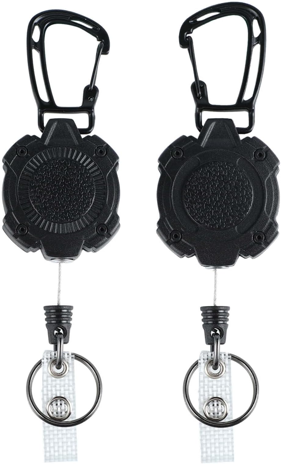 DAYGOS Retractable Keyring - Heavy Duty Retractable Keychain with ...