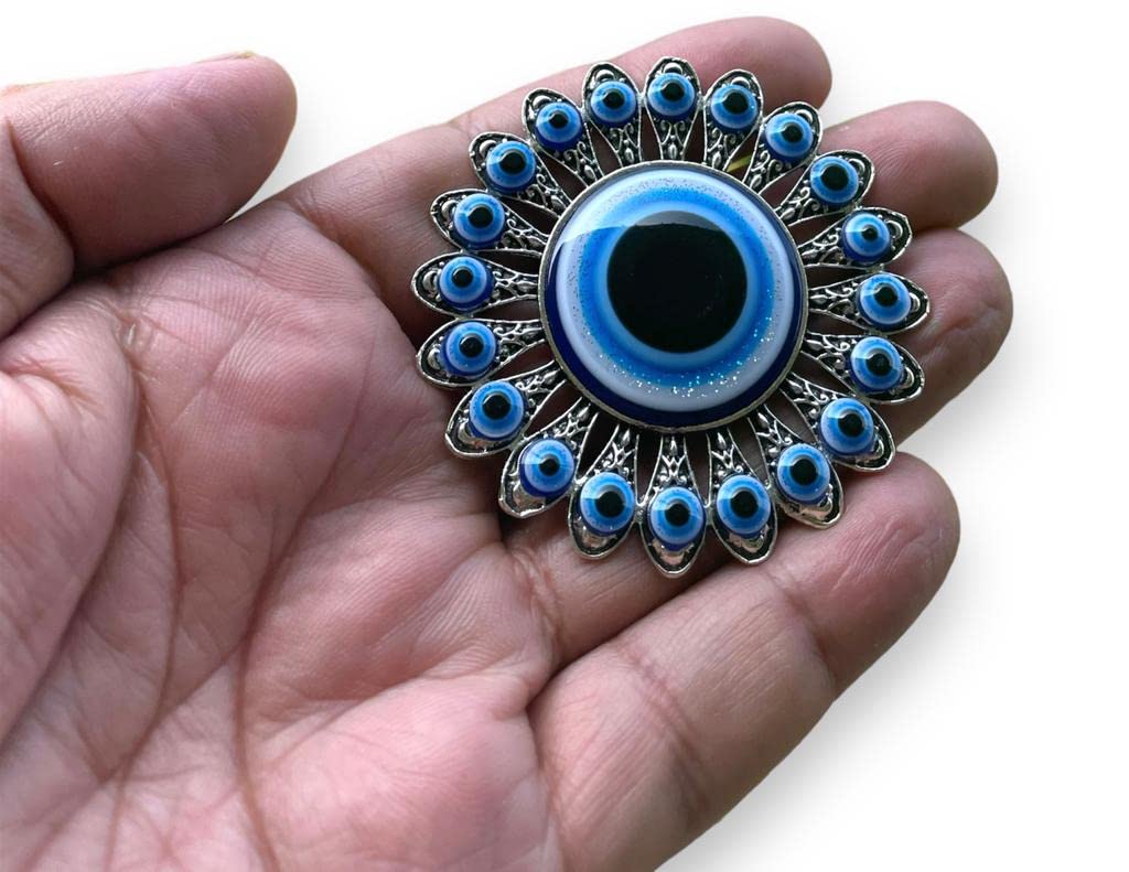 Buy BLUE BEADS Home&Decor Magnets Sun Designturkish Evil Eye Fridge ...