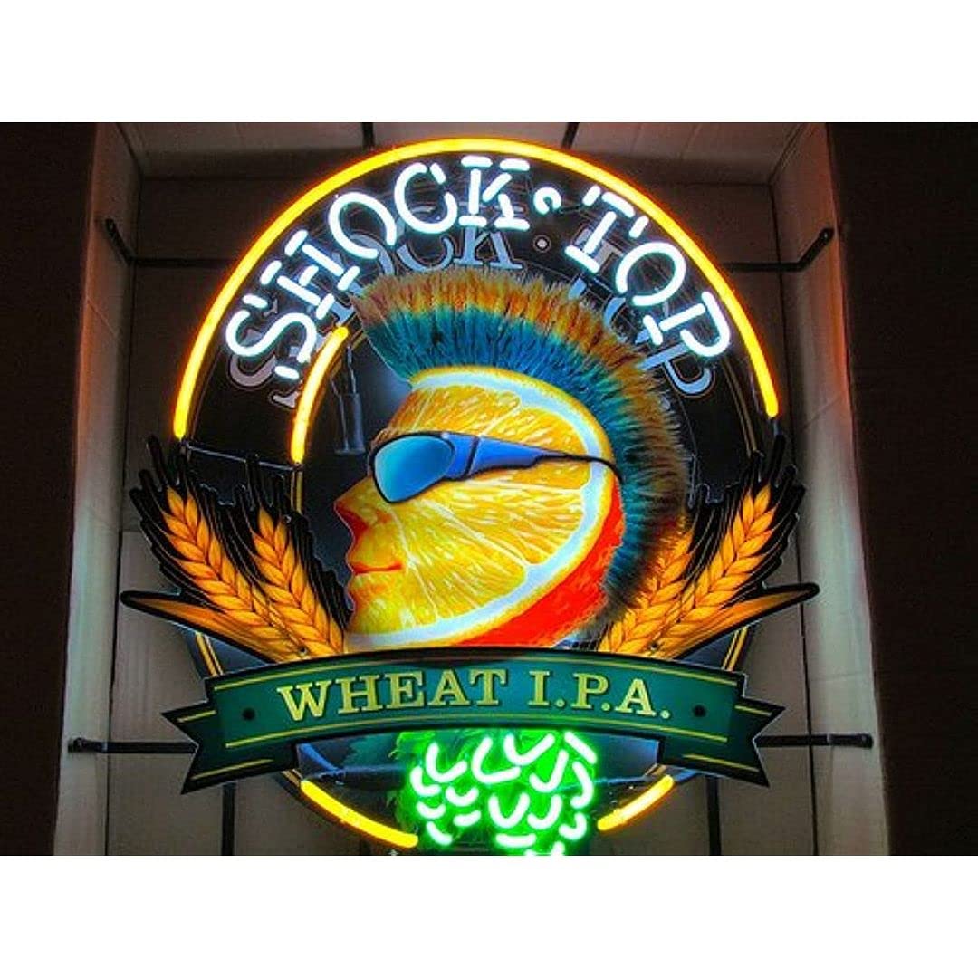 特大ネオンサイン T662 SHOCK TOP BEER ショック｜店舗ディスプレイ