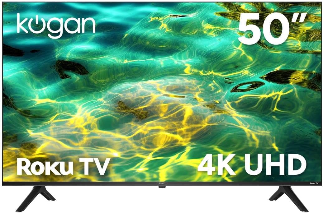 Kogan 50" LED 4K Smart Roku TV - R94K - KALED50R94KA - 50 Inch: TVs ...