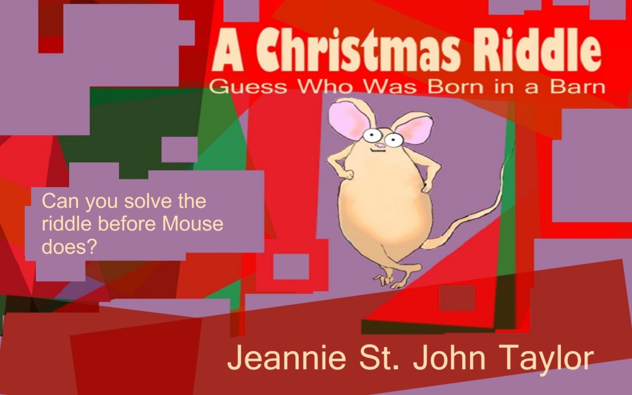 Amazon.com: A Christmas Riddle: Guess Who Was Born in a Barn eBook : St ...