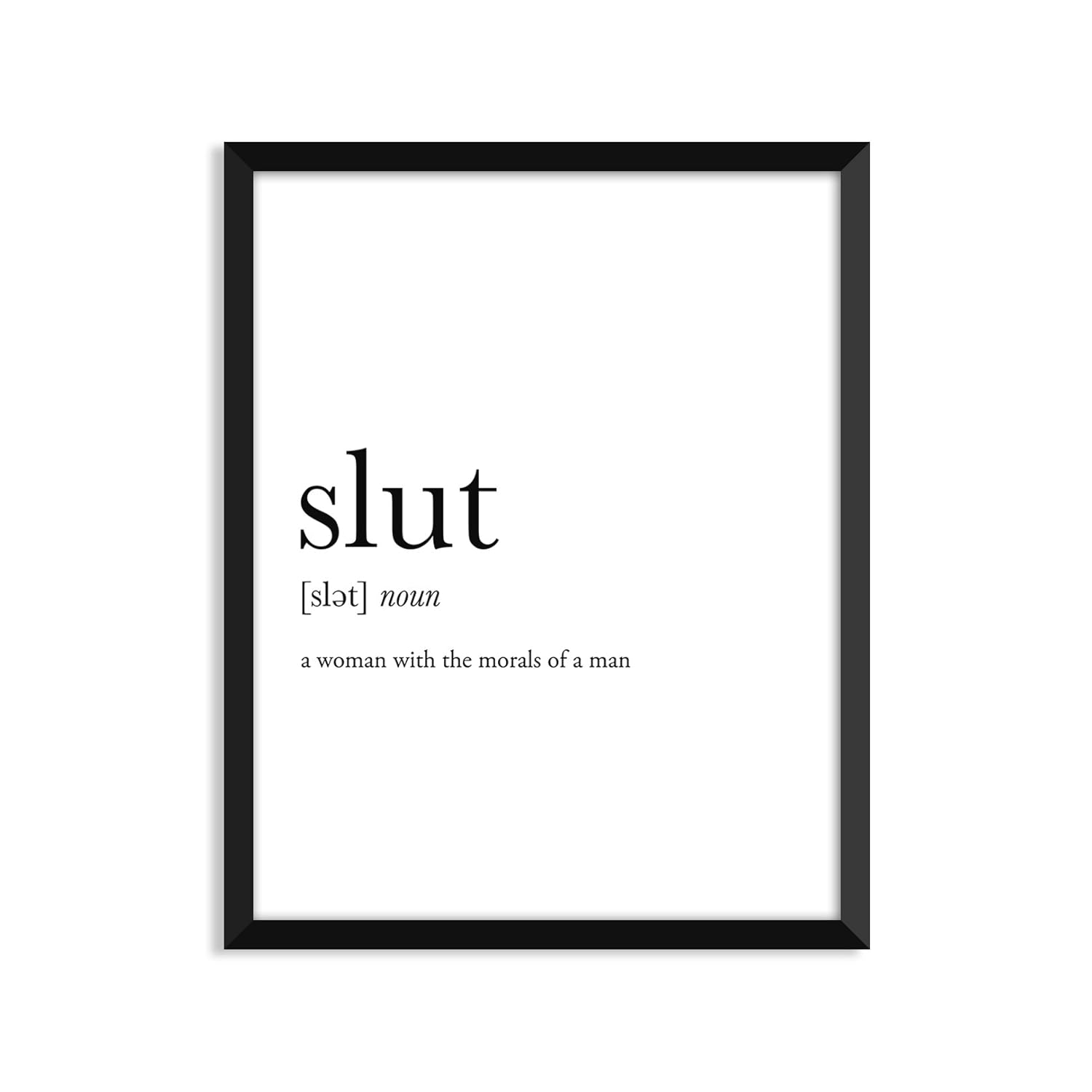 Serif Design Studios Slut Definition Unframed Art Print Poster Or serif-design-studios-slut-definition-unframed-art-print-poster-or