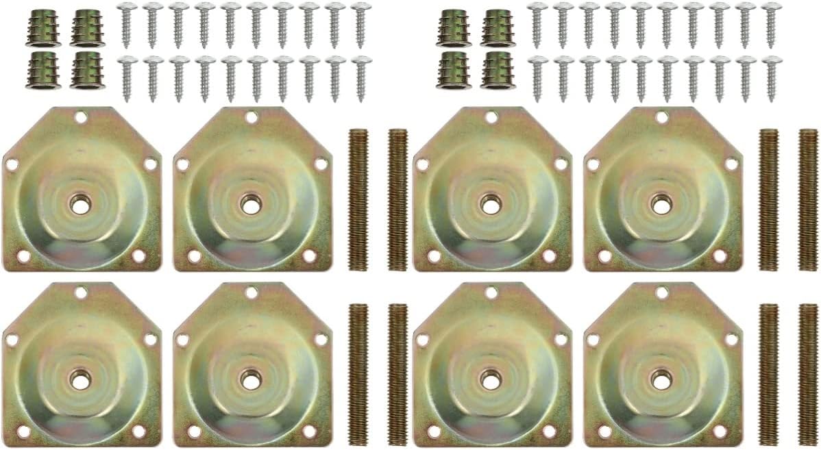 DOITOOL Spacers 8pcs Industrial Re Degree Strength for Mounting Sofa ...