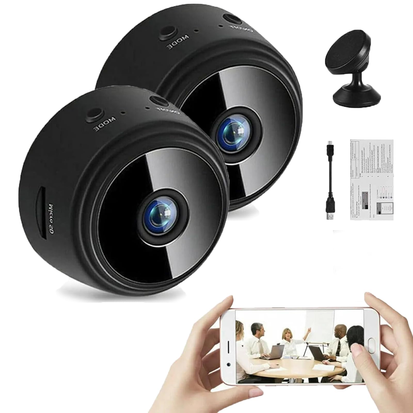 Spy Focus Magnetic Mini Security Camera Outdoor, 2024 New Mini Security ...