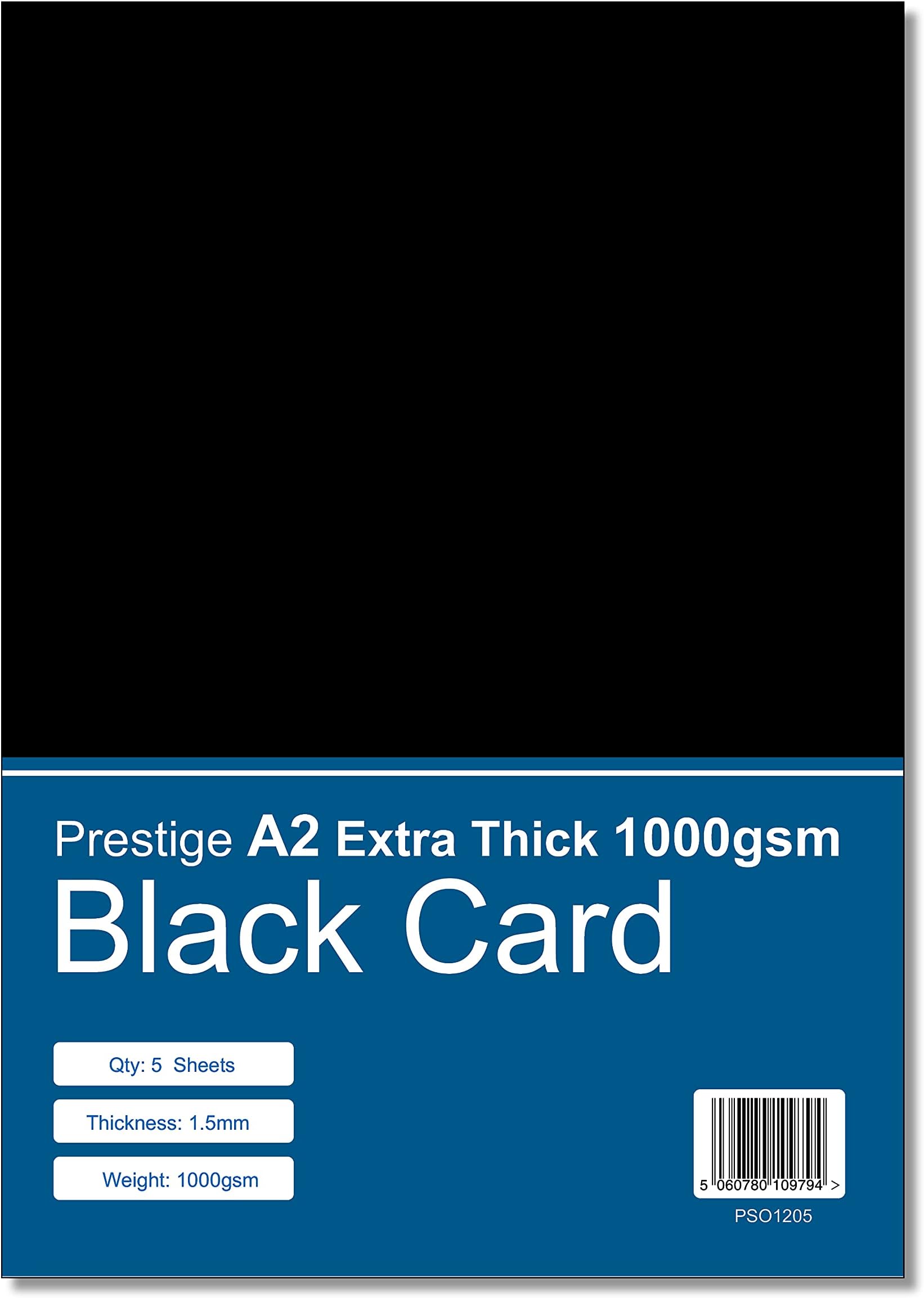 SRA2 Large Black Card Coloured Display Card Poster Mounting Craft Card ...