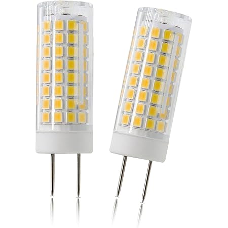 G8 LED Bulb Dimmable 7W Equivalent to G8 Halogen Bulb 75W-80W, GY8.6 ...