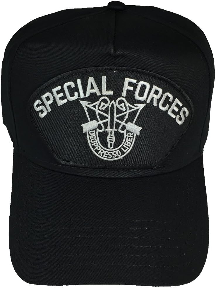Amazon.com: US Army Special Forces Cap - Black HAT - Veteran Owned ...
