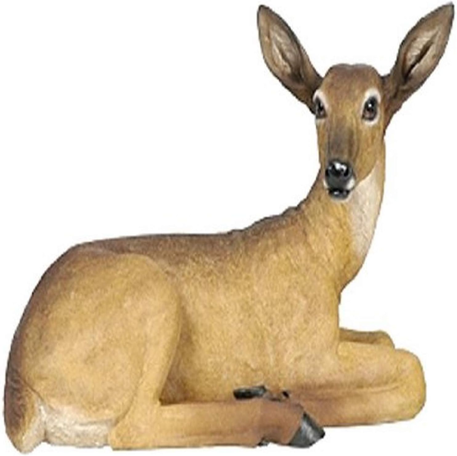 Amazon.com: Fantastic Craft Sitting Doe Figurine, 15 by 12-Inch, Brown ...