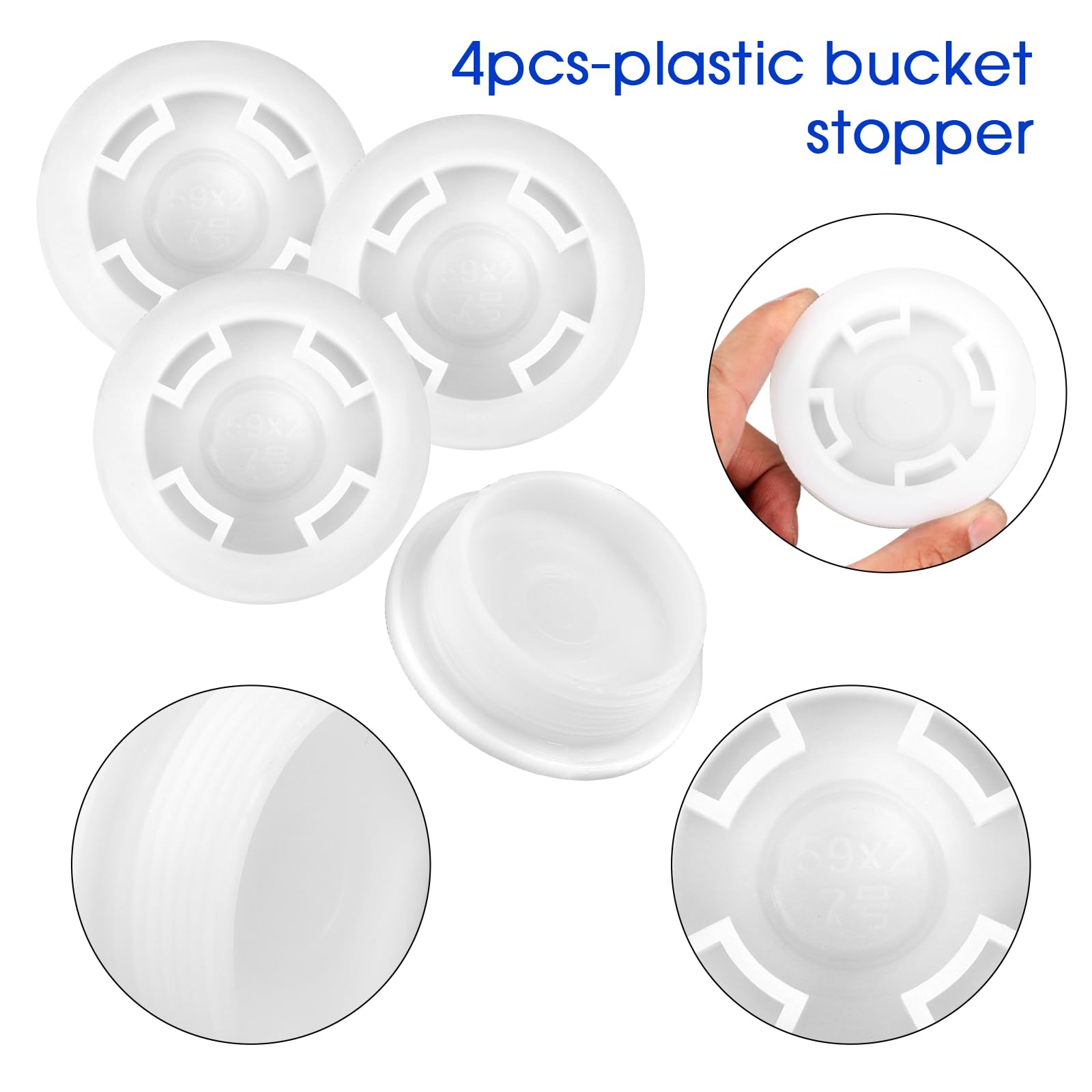 2 Inch Plastic Drum Plugs Uxcell 4-Pack 2-Inch Plastic Bung Caps - Fine ...