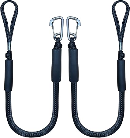 Amazon.com: Bungee Dock Line Mooring Rope for Docking with Stainless ...